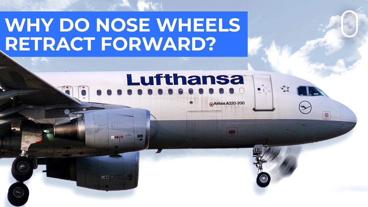 Why Do Airliners' Nose Wheels Retract Forward? - YouTube