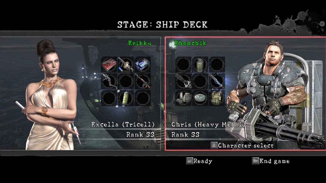 Resident Evil 5: The Mercenaries Reunion - Ship Deck (1,192,603) - YouTube