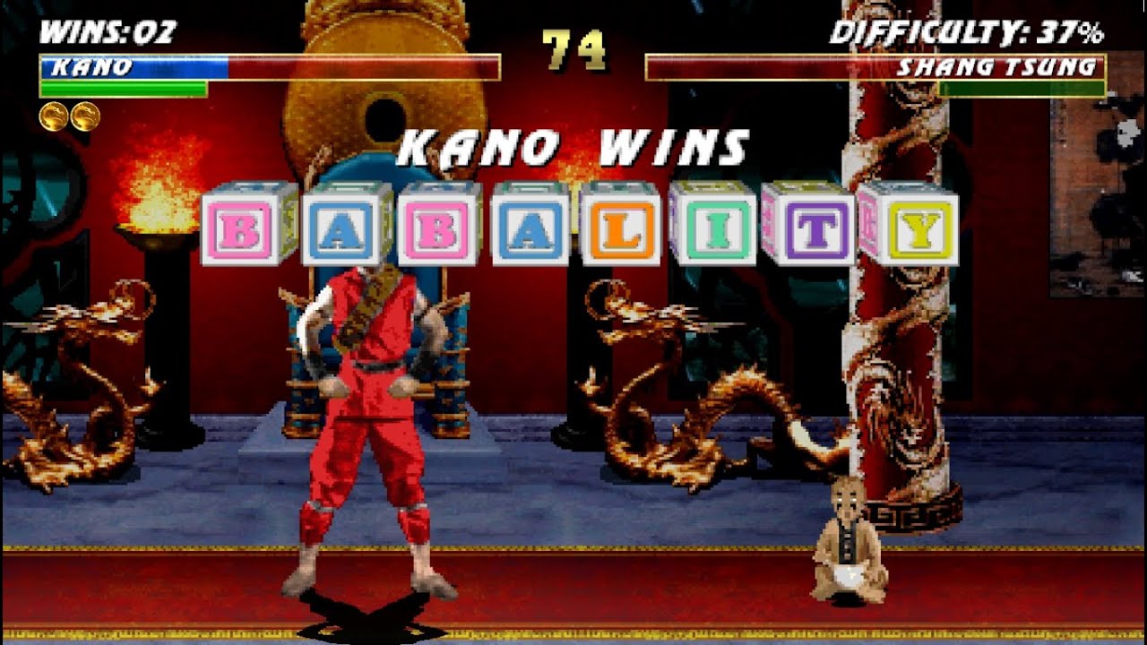 MORTAL KOMBAT, AMADOR, KANO MK1, BABALITY NO Old Man - YouTube