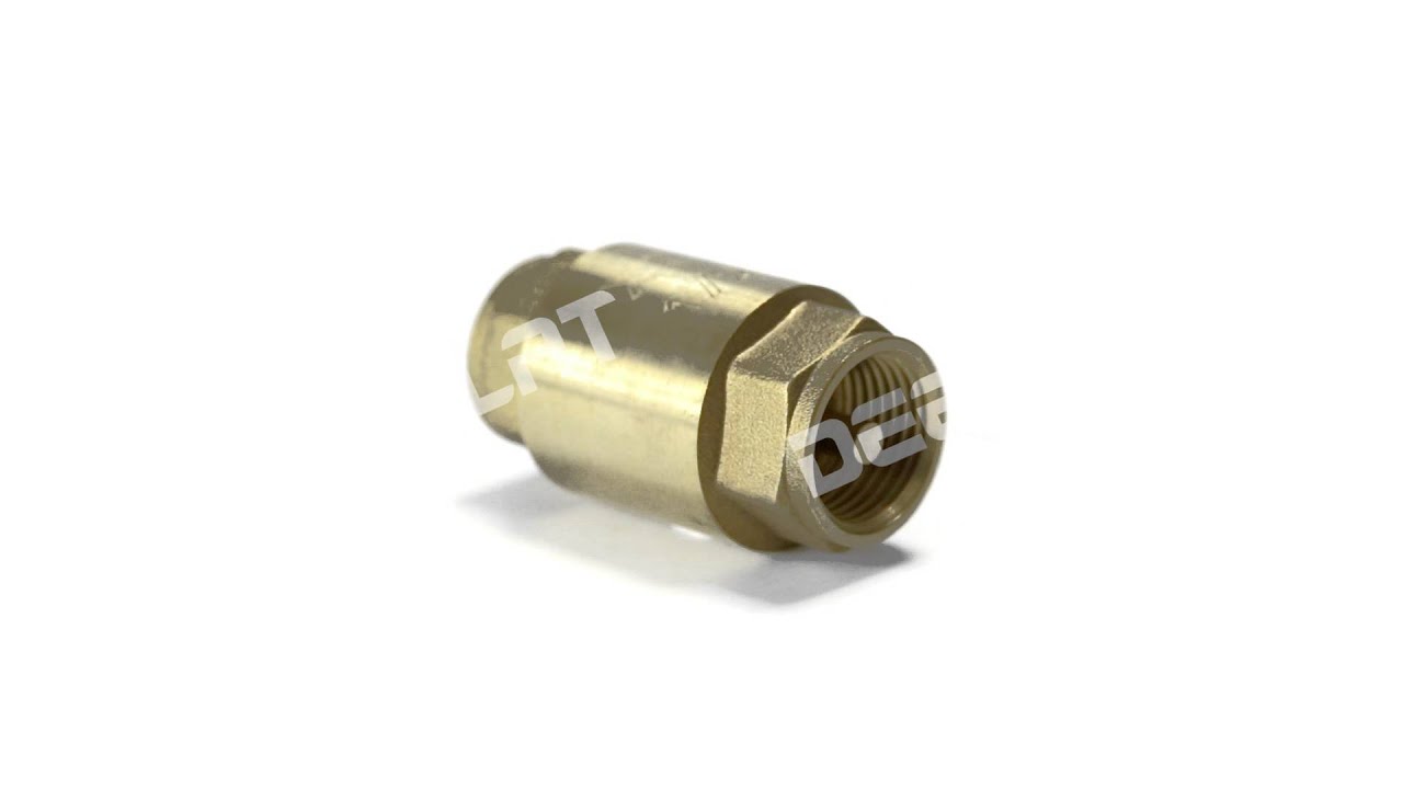Copper Vertical Check Valve - 1" Female-Female - YouTube