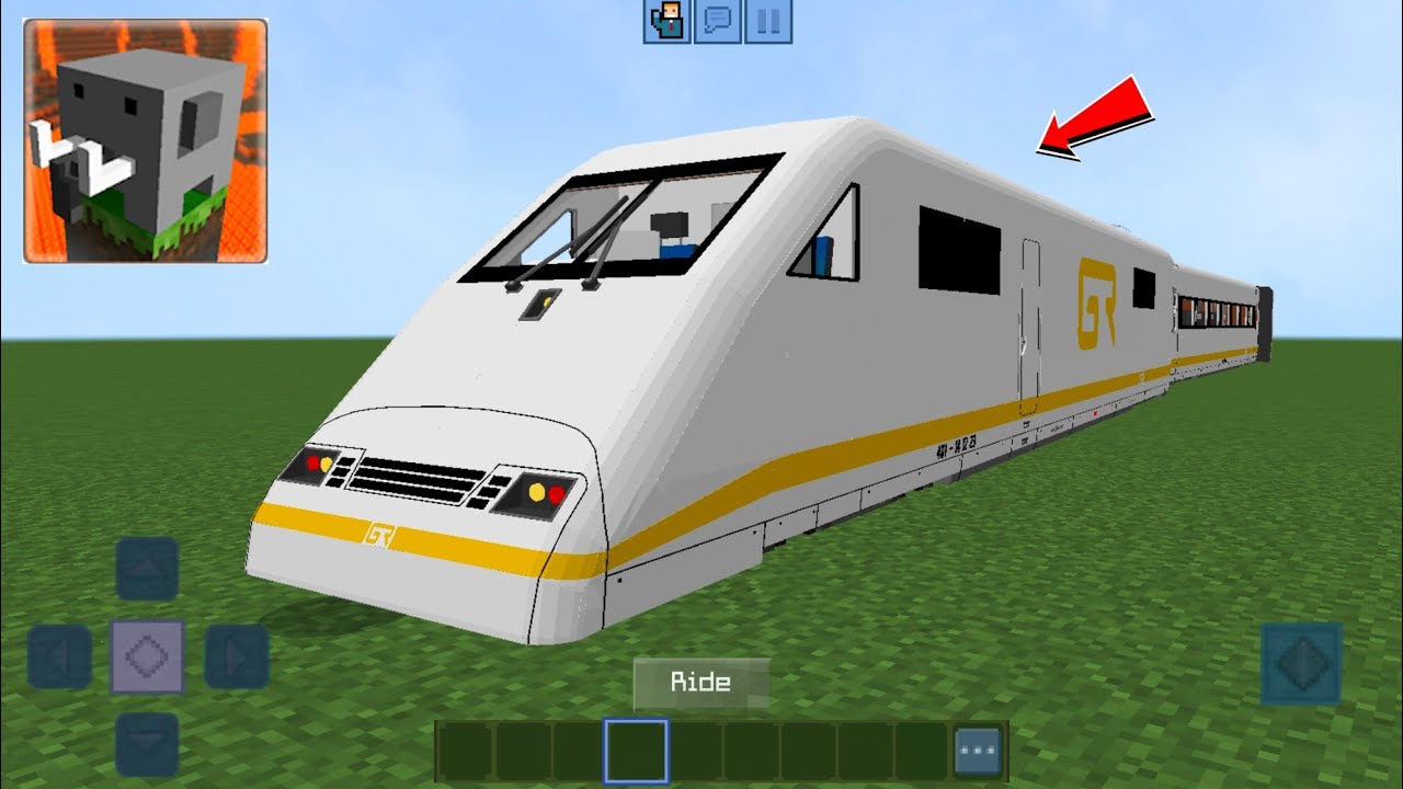 How to make a Metro Train in Craftsman - YouTube