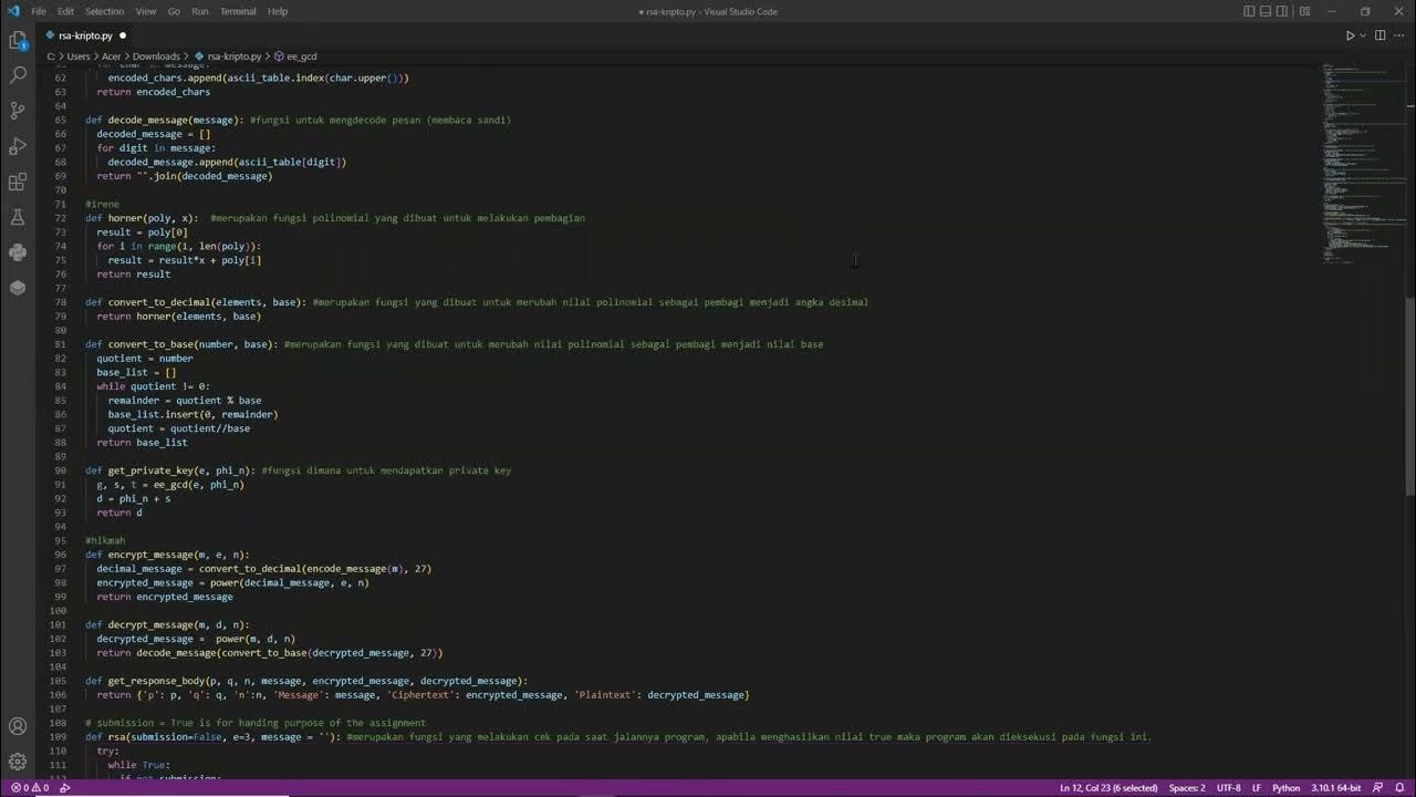 Kriptografi Terapan | Rivest, Shamir, Adleman (RSA) - YouTube