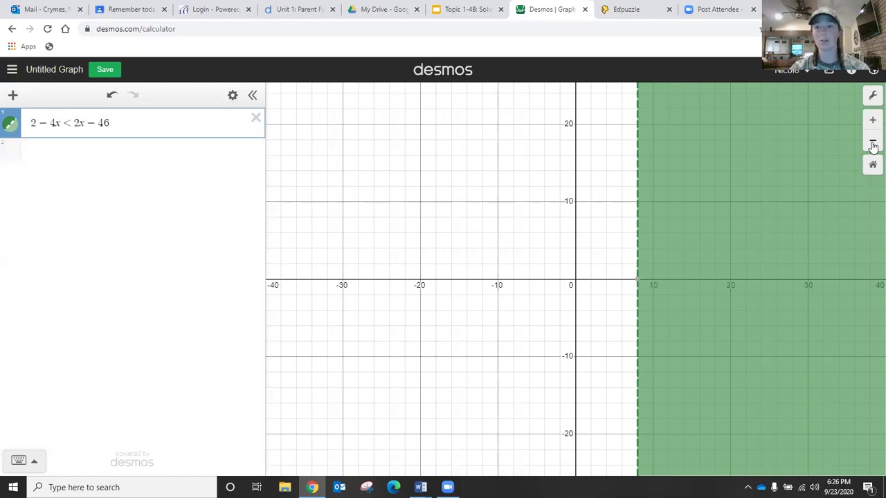 Solving Equations and Inequalities Using Desmos - YouTube