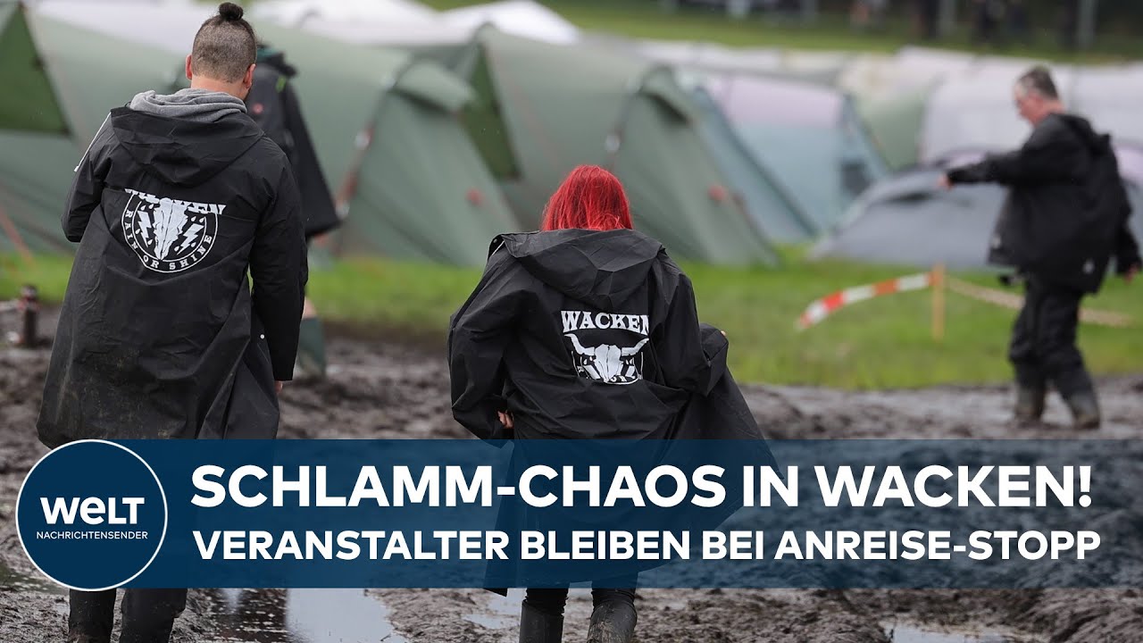 WACKEN: Schlamm-Schlacht bei Heavy-Metal-Festival! Veranstalter machen ...