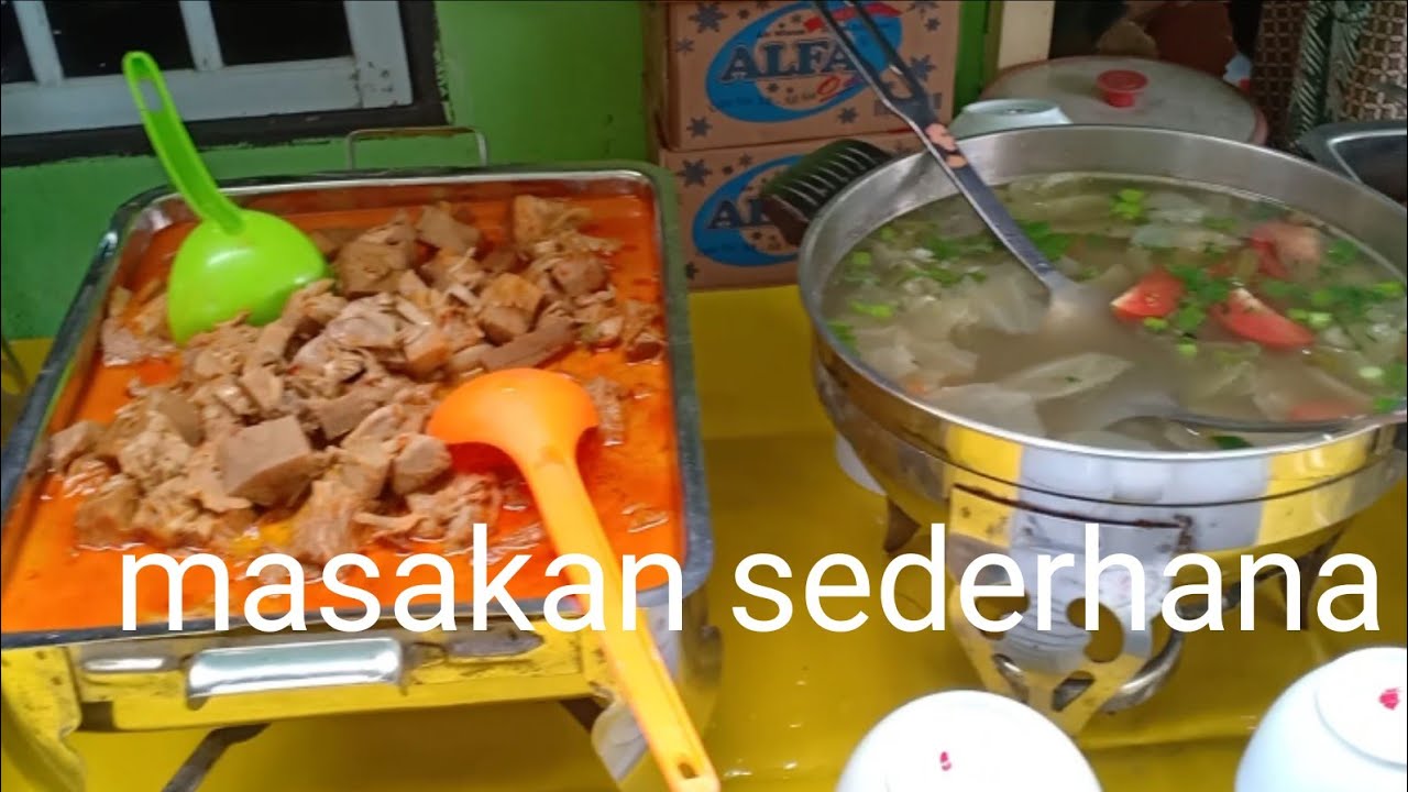 MENU HAJATAN SEDERHANA - YouTube