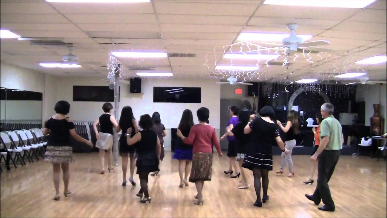 What A Feeling! Beginner Line Dance demo by Vogue Dance Club - YouTube