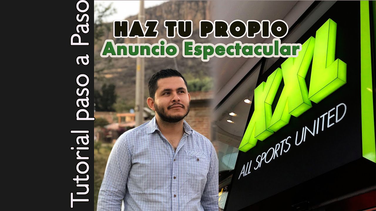 Cómo hacer un LETRERO DE NEGOCIO 3D Profesional / Arte con Diego - YouTube