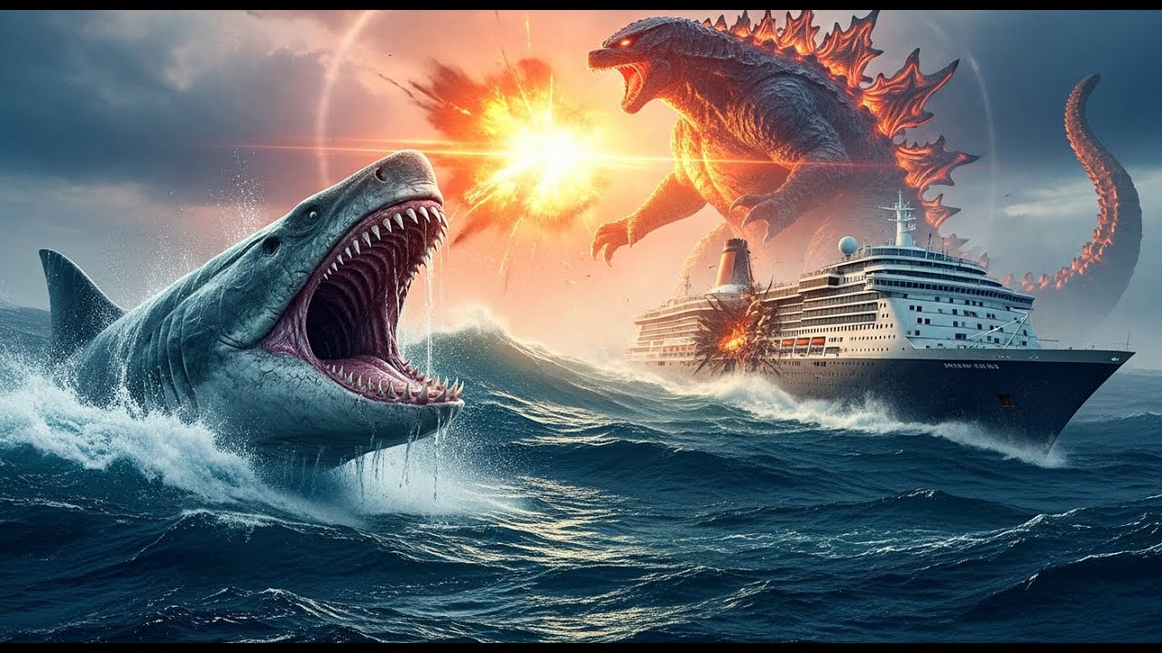Unbelievable-Megalodon-Attacks-Cruise-Ship-Then-GODZILLA-Arrives ...