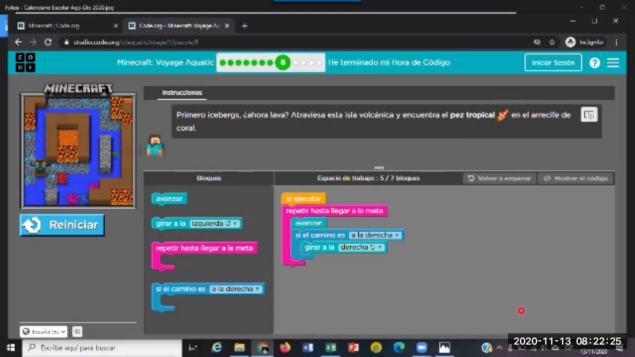 CODE Voyage Aquatic de Minecraft - YouTube