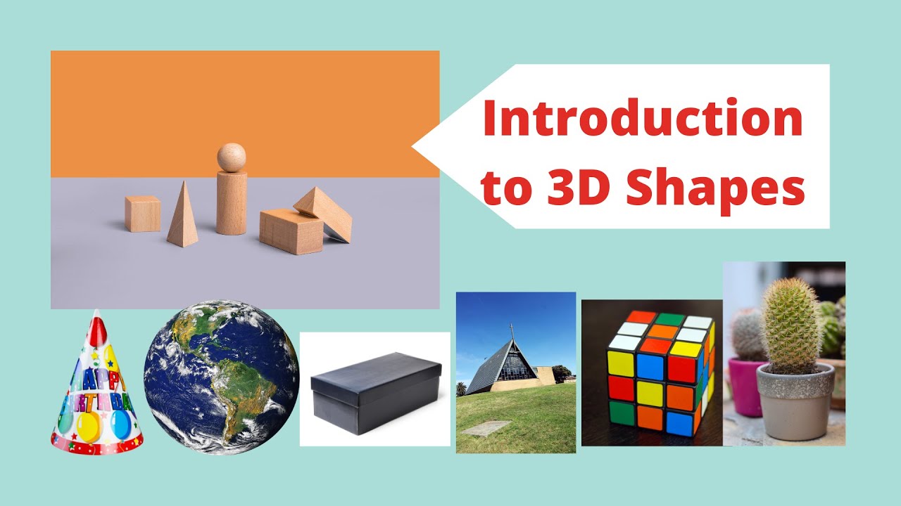 Introduction to 3D Shapes | Geometry for Kids - YouTube