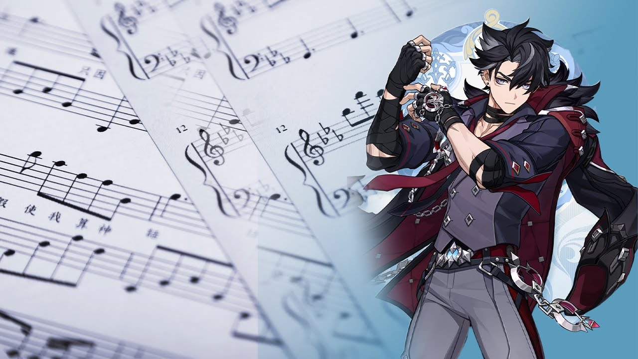 Genshin Impact - Fontaine OST - Le Souvenir avec le crepuscule - Sheet ...