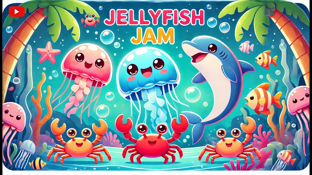 Jellyfish Jam | Fun Dance Song for Kids 🦑🌊 #KidsMusic #JellyfishJam ...
