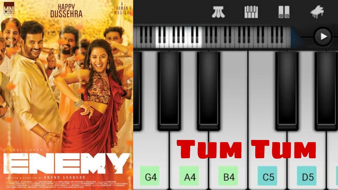 Tum Tum Song | Enemy | Easy Piano Tutorial - YouTube