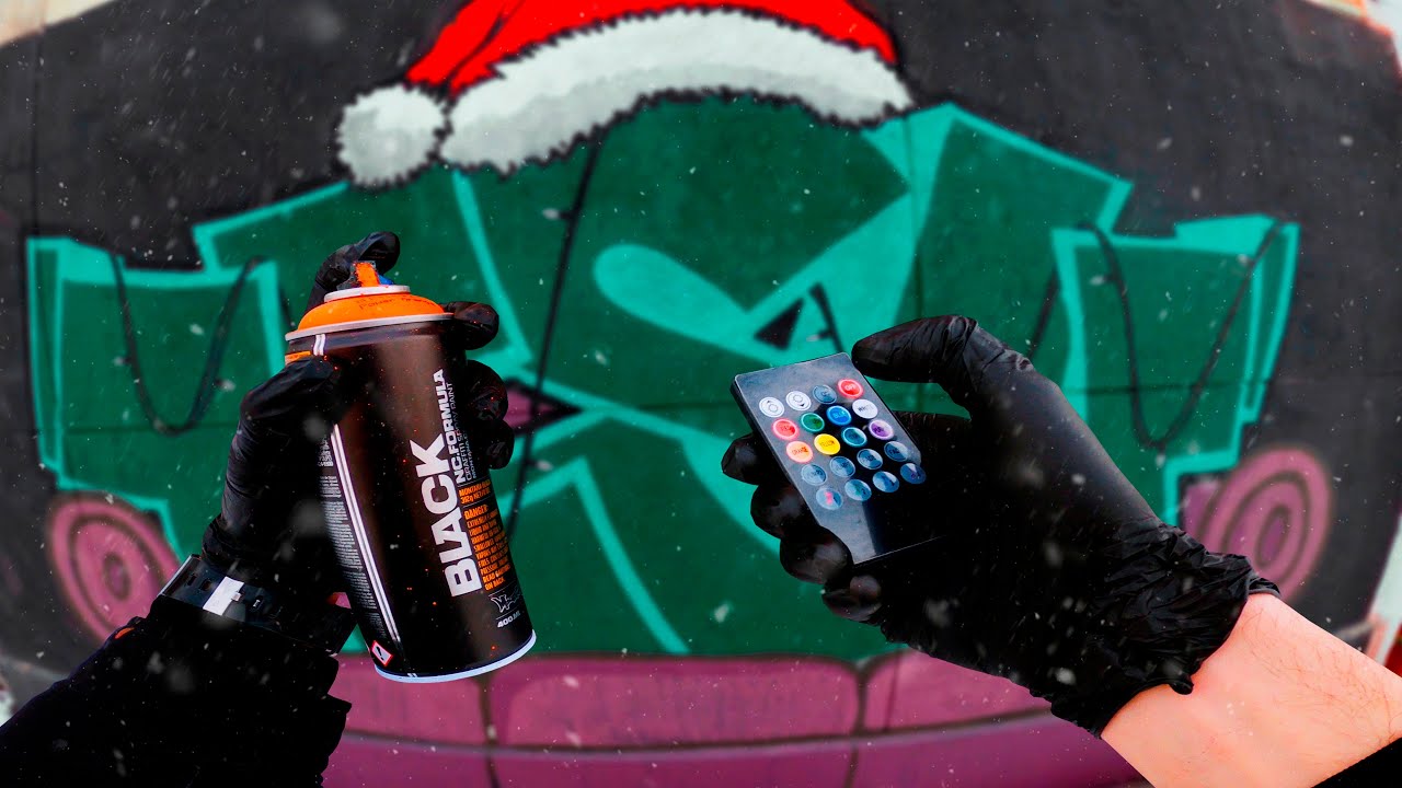 Graffiti - Tesh | ANIMATION CHRISTMAS LIGHTS - YouTube