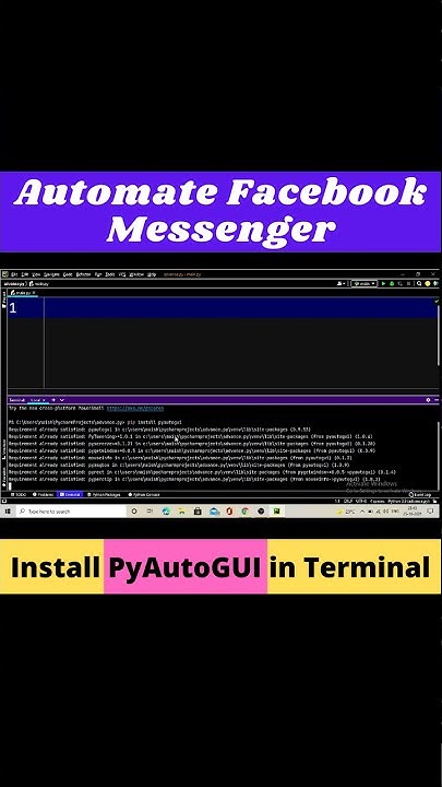 Automate Facebook Messenger | Facebook Chat BOT | #shorts - YouTube