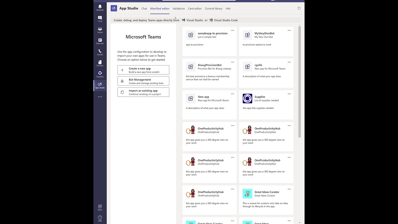 Deploy Microsoft Teams App Templates Step 5 Publish - YouTube