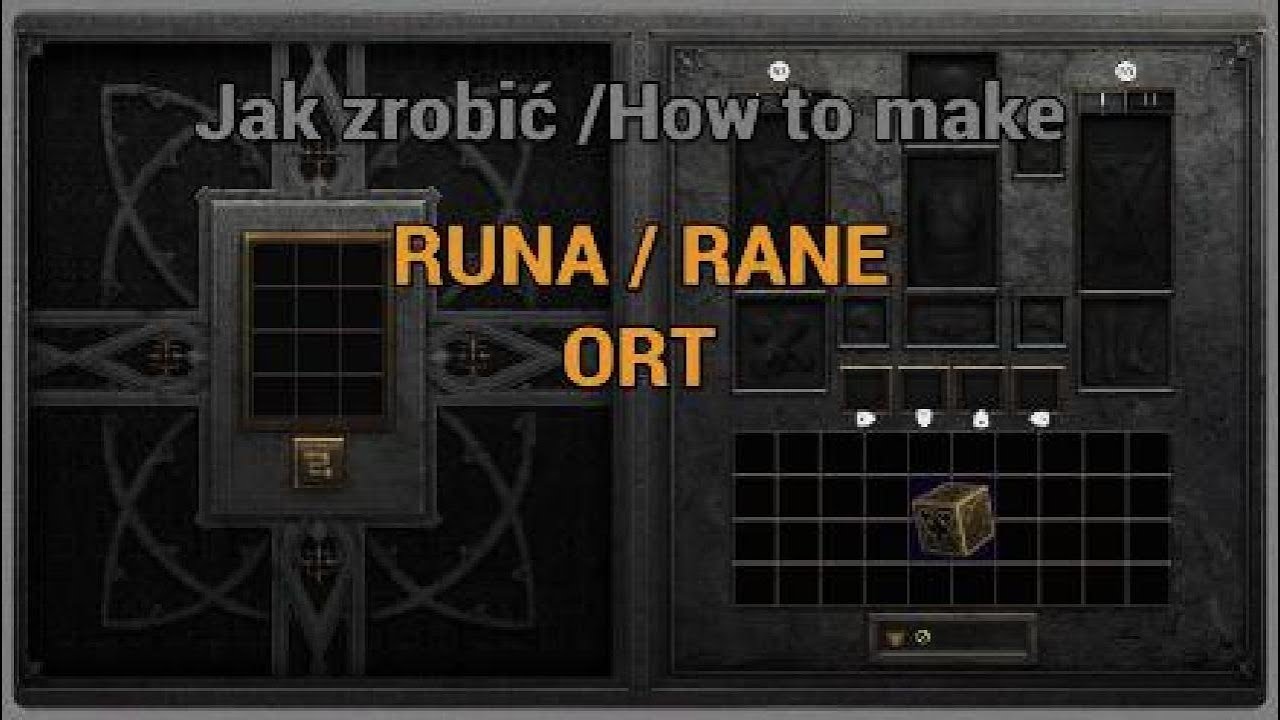 Diablo 2 Resurrected - Jak zrobic /How to make Runa/Rune ORT - YouTube