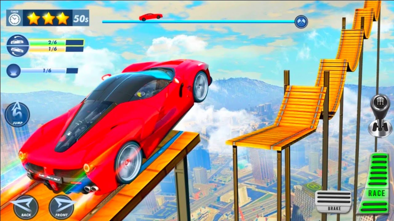 impossible car stunts game । mega ramp car stunt game । car games 3d ...
