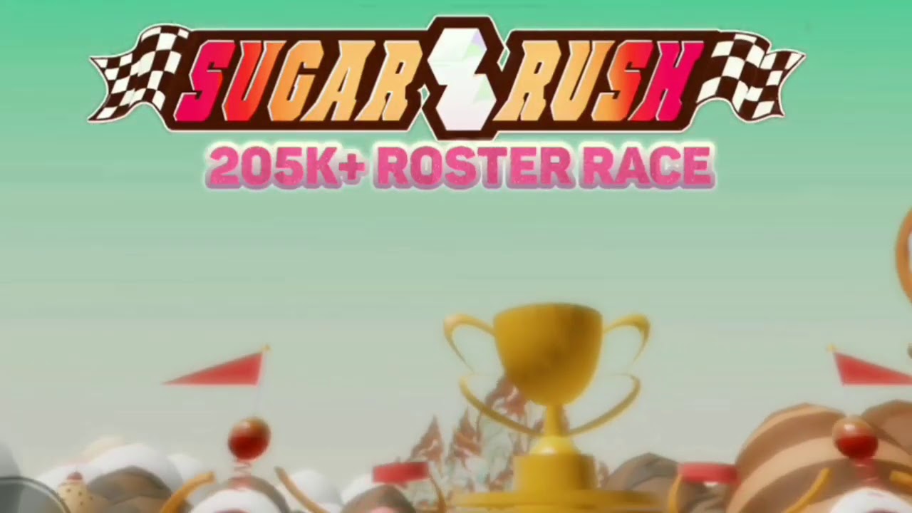 Roblox Sugar Rush 205K+ Roster Race! - YouTube
