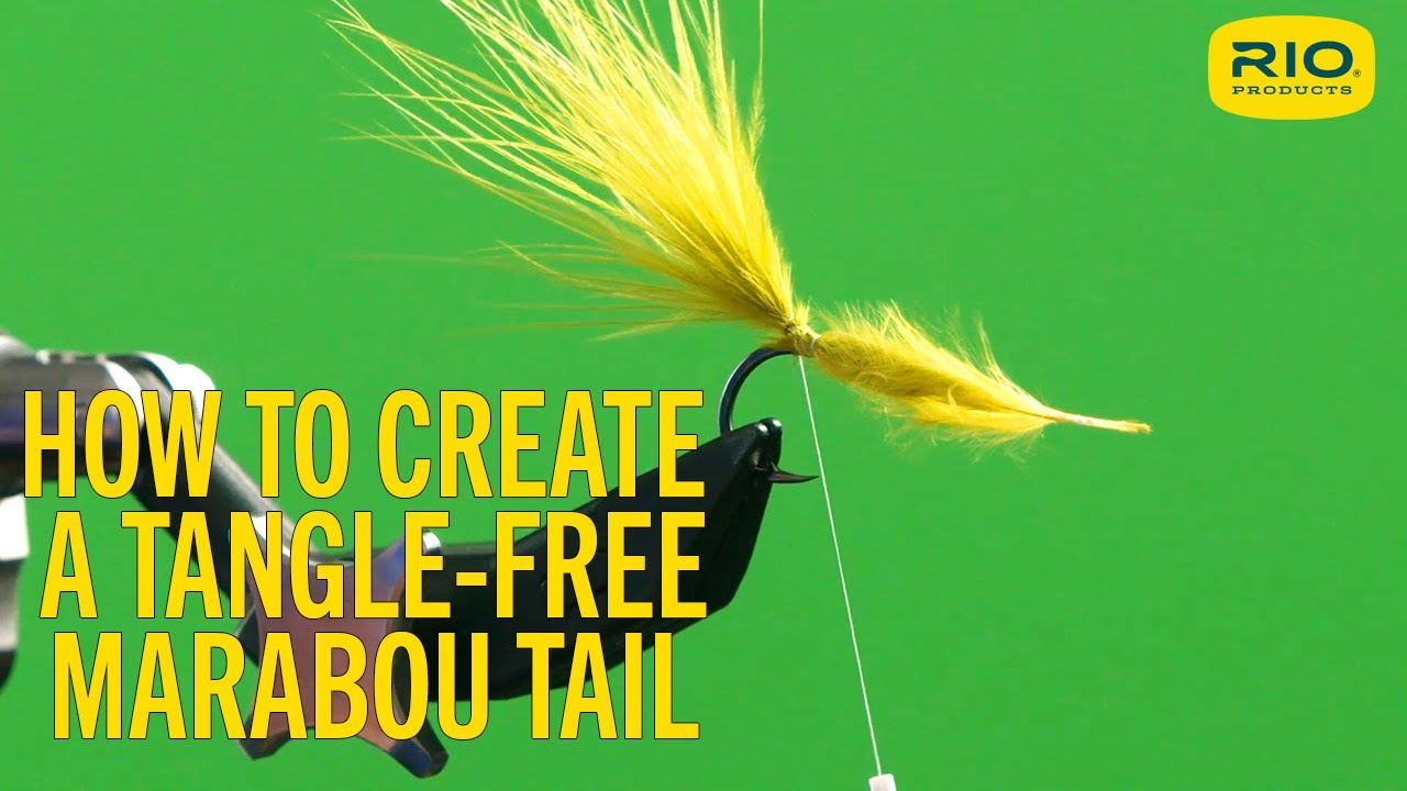 Making A Tangle-Free Tail With Marabou - YouTube