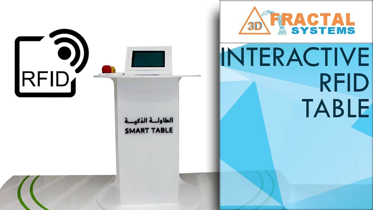Interactive RFID Table - Dubai Municipality (WOP) - YouTube