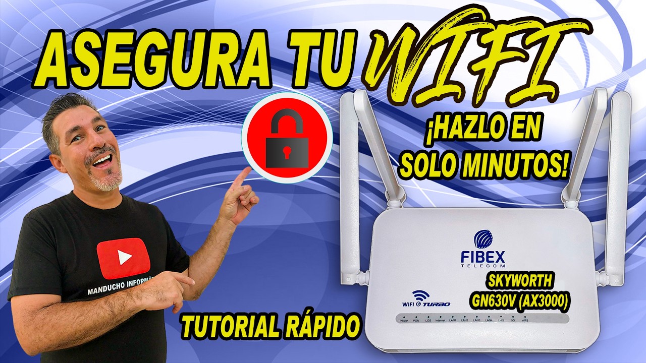 📶 Cambia el nombre y la contraseña de tu Router Skyworth AX3000 (Fibex ...