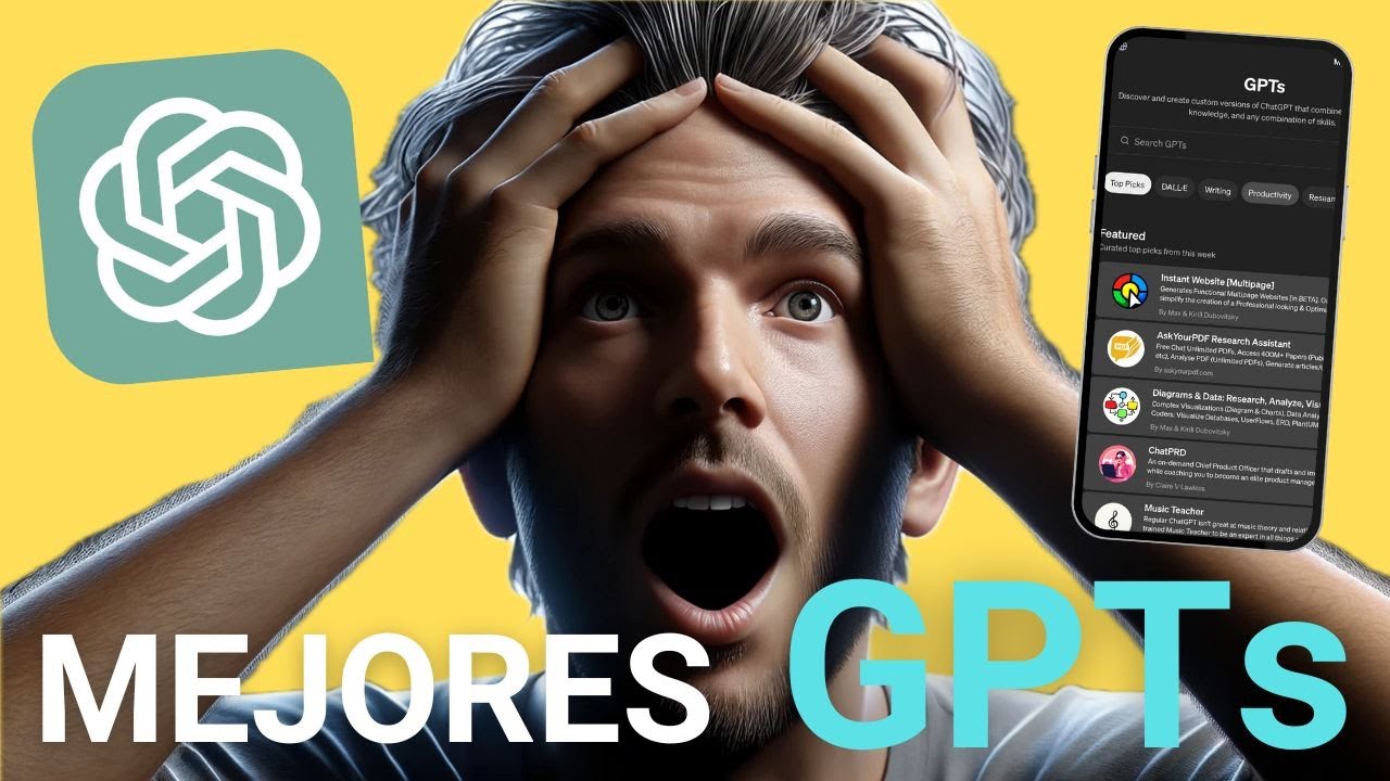 Top 20 GPTs de la GPT Store Que TIENES Que Probar Ya! - YouTube