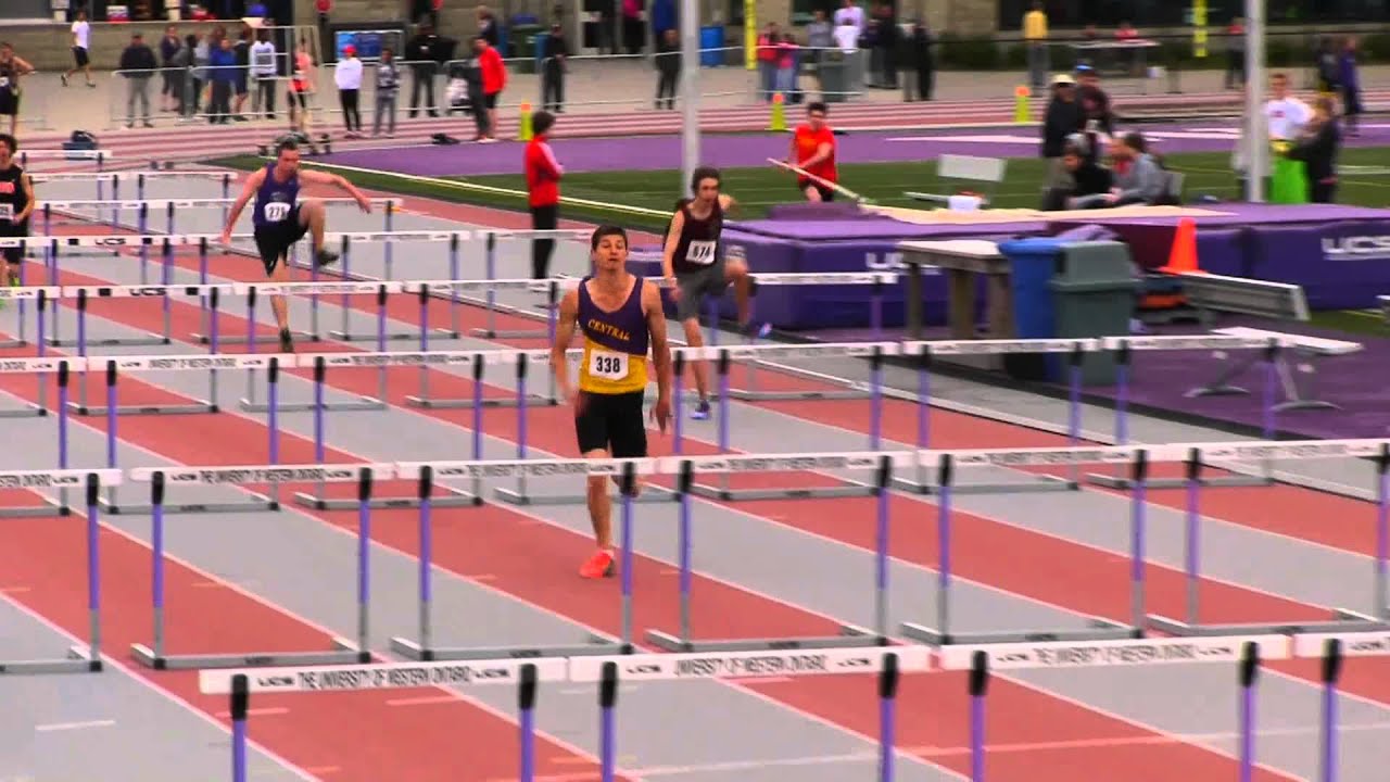 2014 WOSSAA LOCKY BUTCHER 110MH HEAT - YouTube