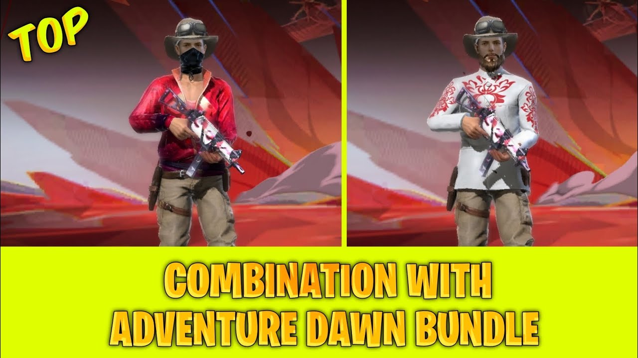 Top 5 Best Dress Combination With Adventure Dawn Bundle Free Fire ...