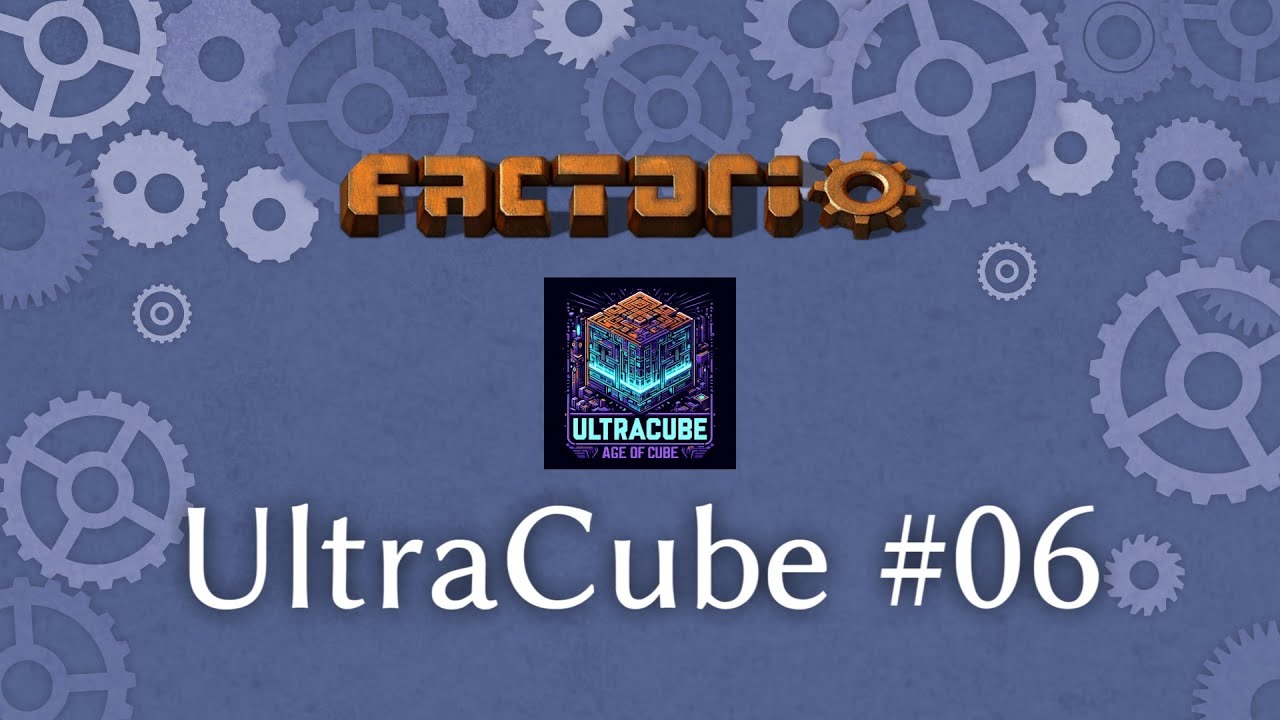 [Factorio]Ultracube #06 量子構成データを作る - YouTube