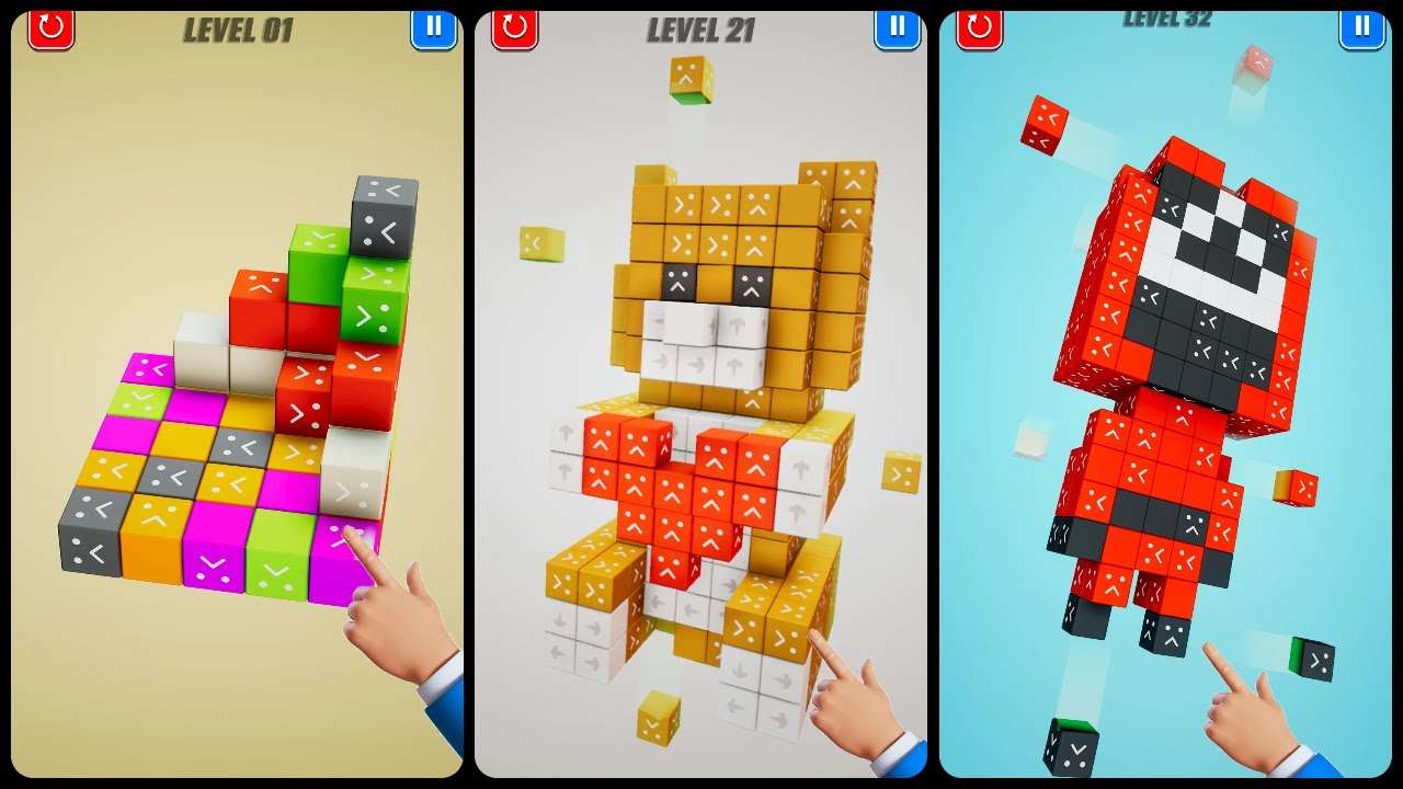Tap Away: 3D Cube Master Game — Mobile Game | Gameplay Android - YouTube