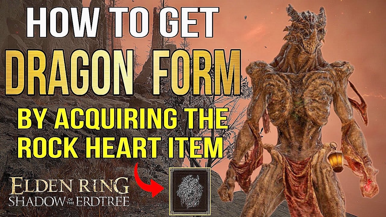 Elden Ring How to Get Dragon Form and the Rock Heart Item in the Shadow ...