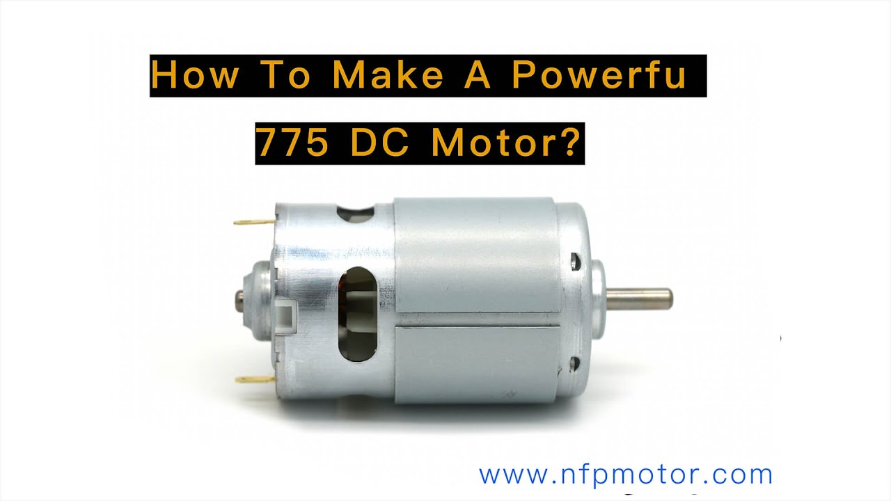 How To Make 775 DC Motor? - YouTube