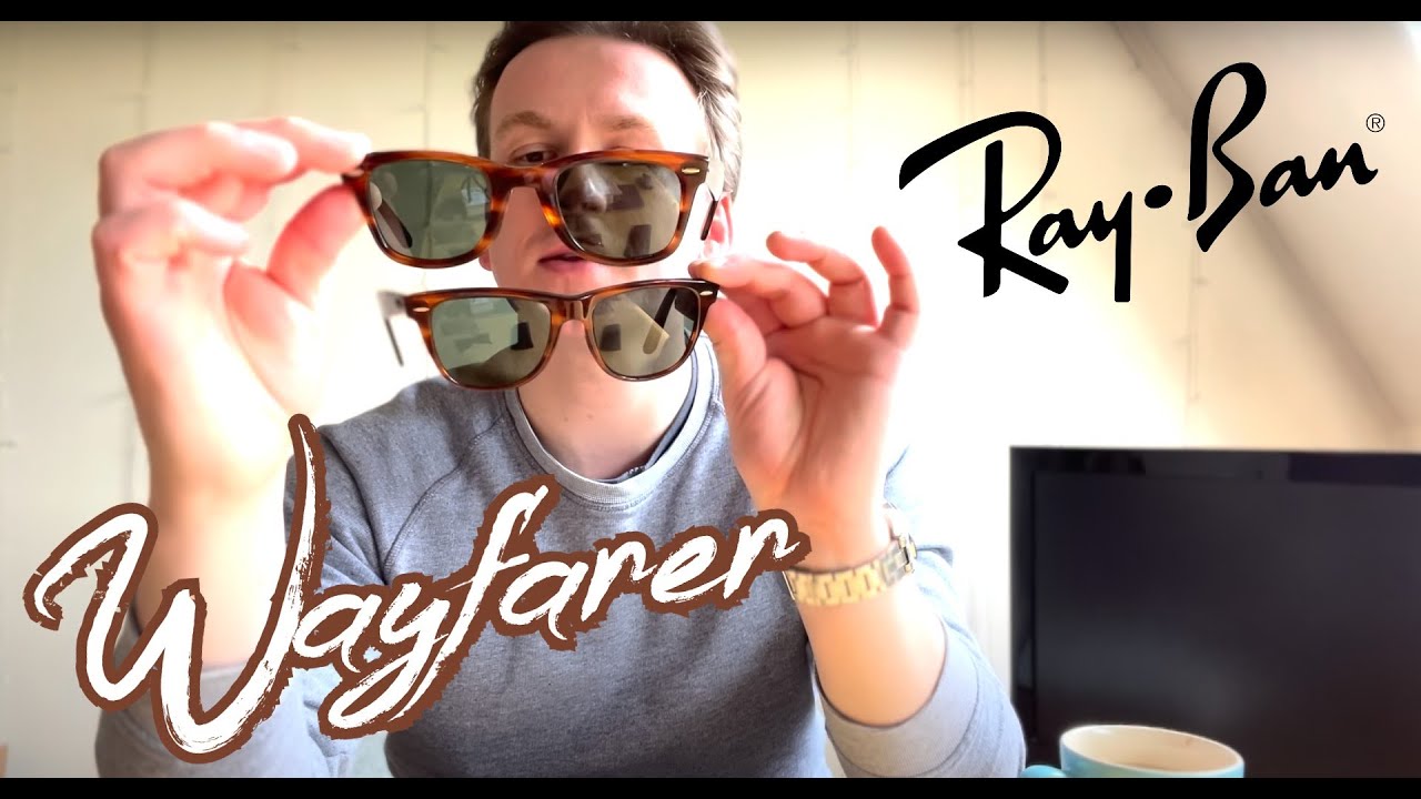 B&L Ray Ban Wayfarer vs Wayfarer 2 Comparison | Wax and Tartans - YouTube