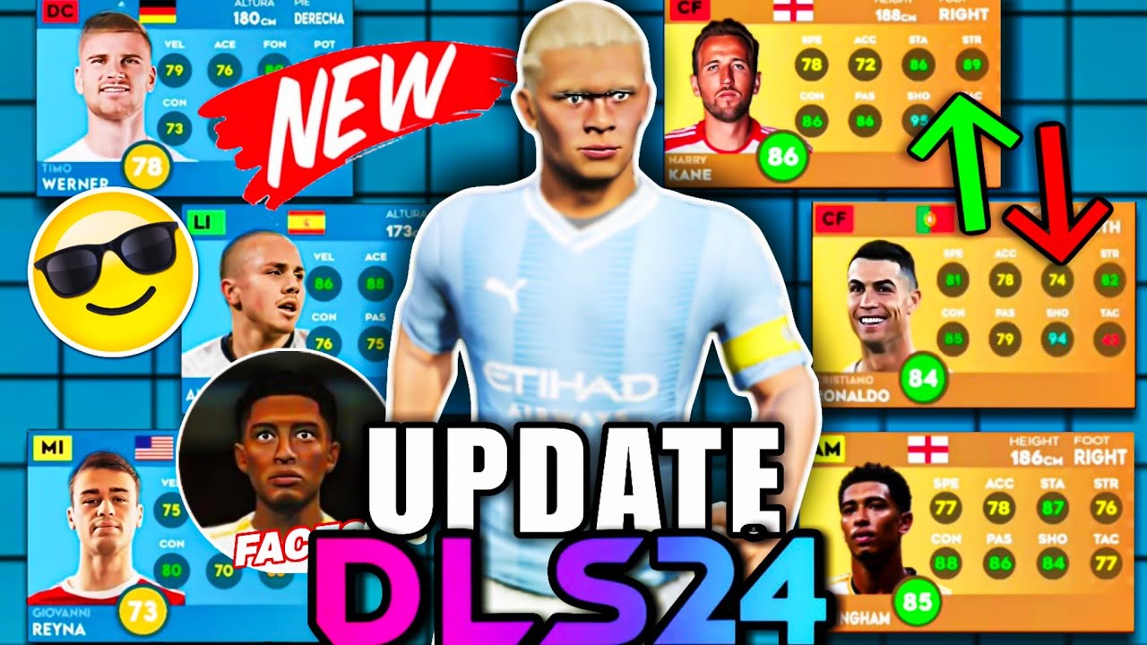 DLS 24 - NEW UPDATE, FEATURES , RATINGS UPDATED AND NEW PLAYERS ...ect ...