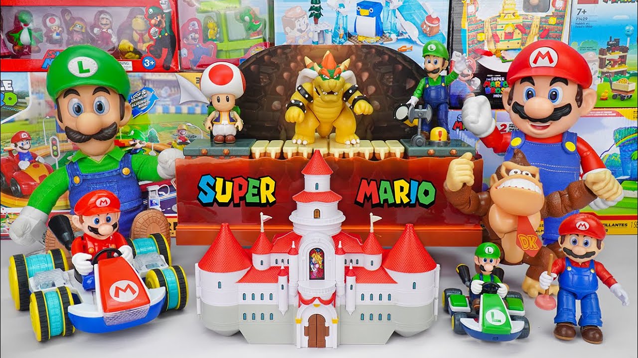 96 Minutes of Satisfying ASMR Unboxing | Super Mario Deluxe Bowser ...