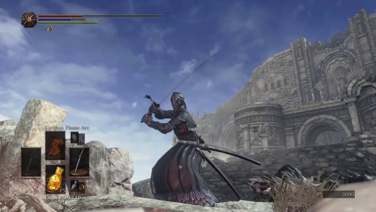 DARK SOULS™ III Darkdrift moveset and Yuria's armor set - YouTube