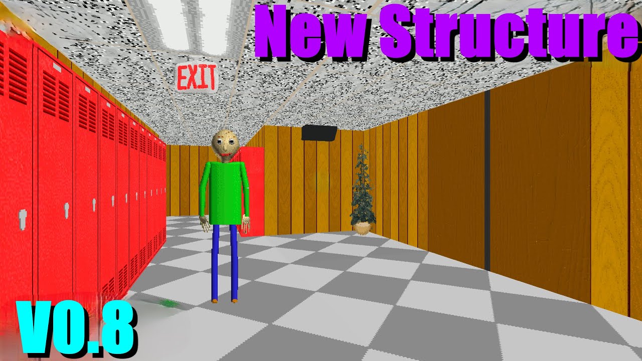 Baldi's Basics Plus - V0.8 - NEW Structure And More! (Update Gameplay ...