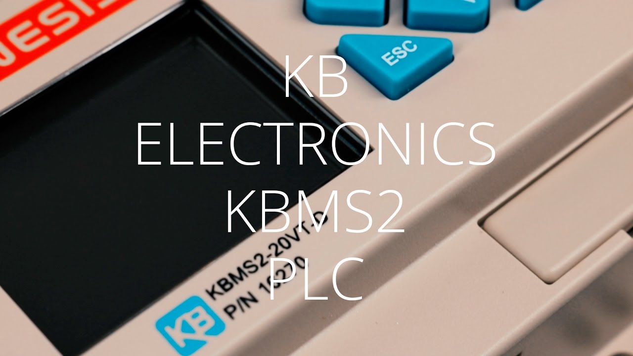 KB Electronics KBMS2 Series Portable Logic Controller - YouTube