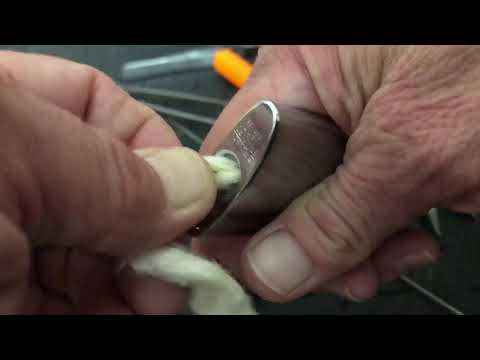How To Remove The Wadding From A Closed Tank Petrol Lighter In ...