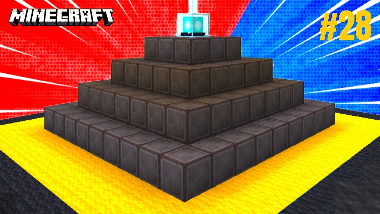 I MADE A FULL NETHERITE BEACON IN MINECRAFT SURVIVAL | MINECRAFT ...