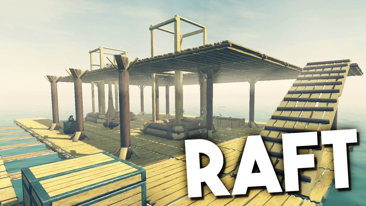 TREE FARMING on a RAFT - RAFT Gameplay - YouTube