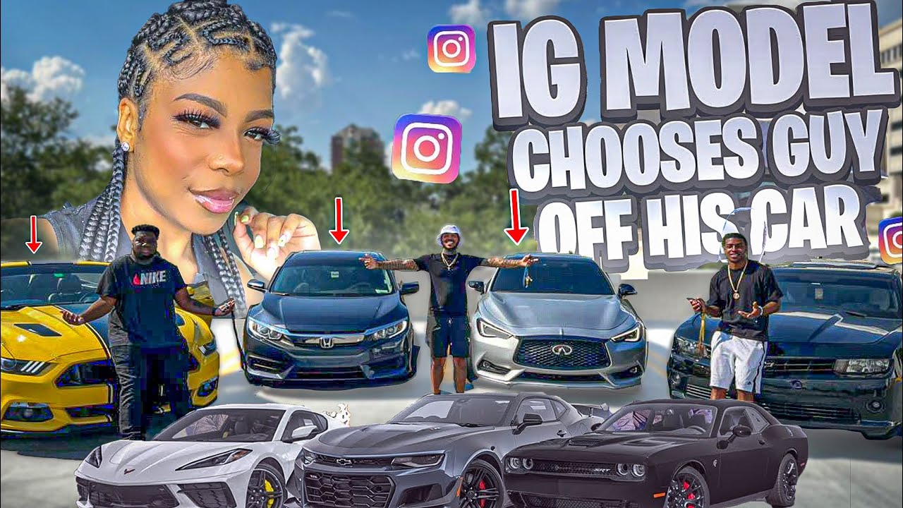 Instagram Model Chooses Date Based Off Their Cars! - YouTube