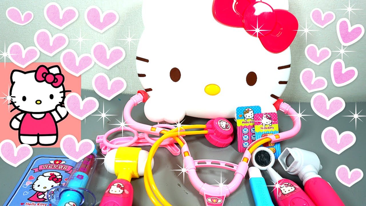 4 minutes Satisfying with Unboxing Sanrio Hello Kitty Talking Doctor ...