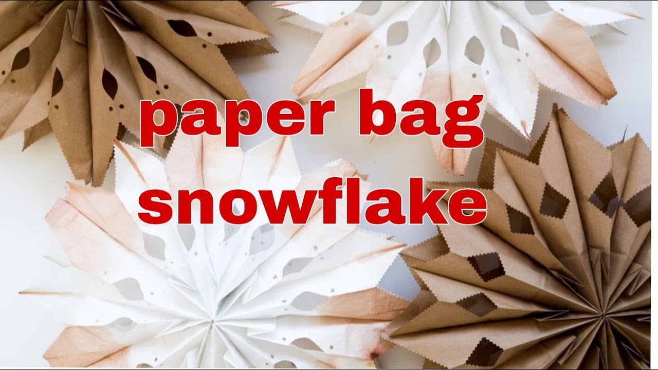 3d paper snowflake tutorial || very easy paper snowflake for christmas ...