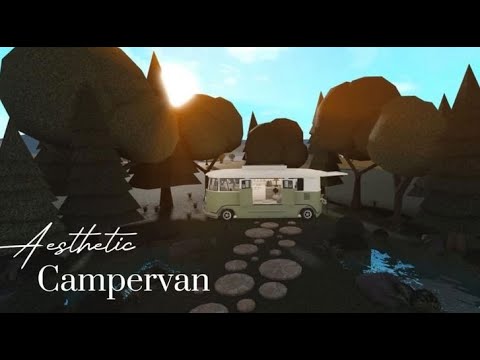 Aesthetic Campervan | Roblox Welcome To Bloxburg | Speedbuild - YouTube