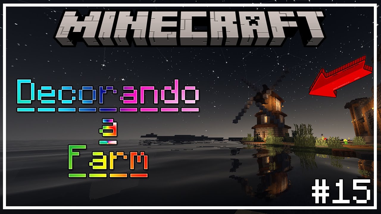 TUTORIAL PARA DECORAÇAO DE FARM DE ALIMENTOS!!! Minecraft Vanilla #15 ...