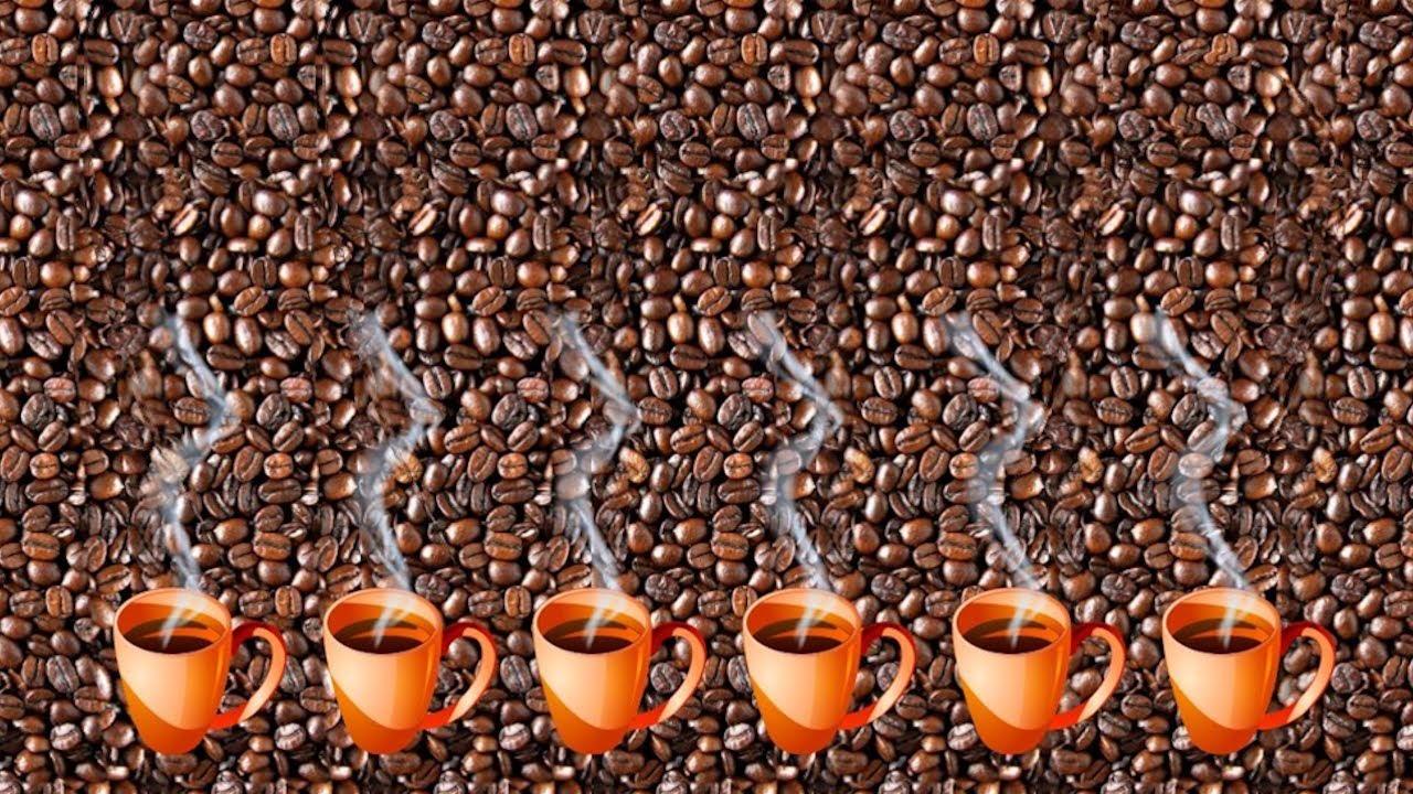 Just Brew It ☕ - Coffee 3D Stereogram Illusions - YouTube