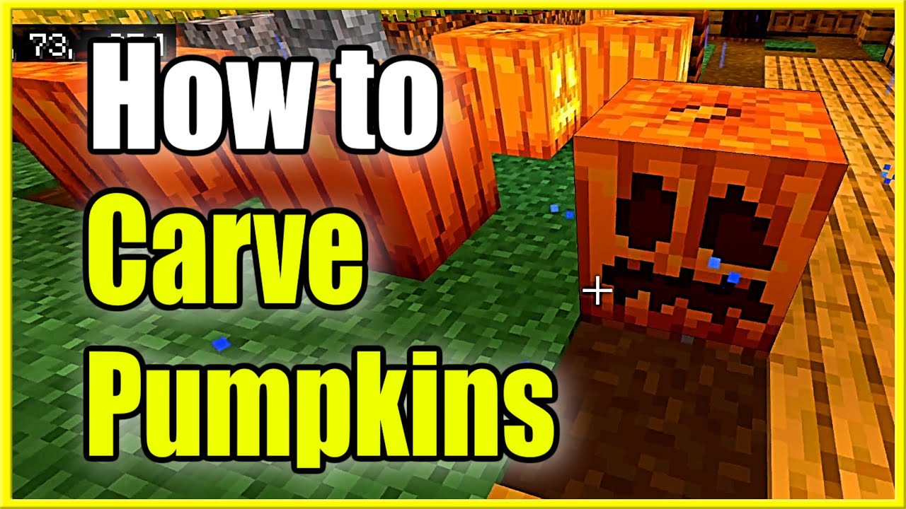 How To Carve A Pumpkin In Minecraft Wear As Helmet Easy Method How To Carve A Pumpkin In Minecraft Wear As Helmet Easy Method
