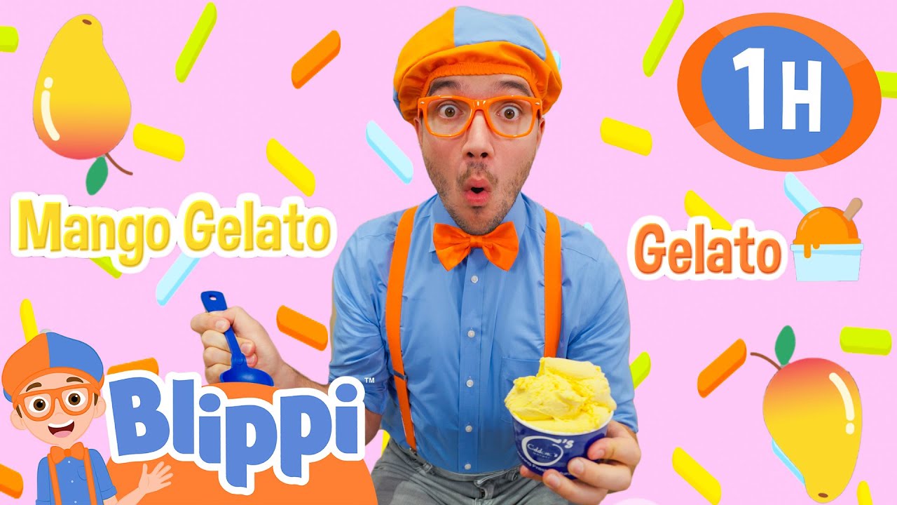 Blippi’s Gelato Goodness | BLIPPI | Family Time! 👨‍👩‍👦 | MOONBUG KIDS ...